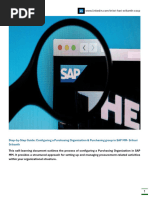 Create Purchasing Groups in SAP MM | PDF | Computing | Software