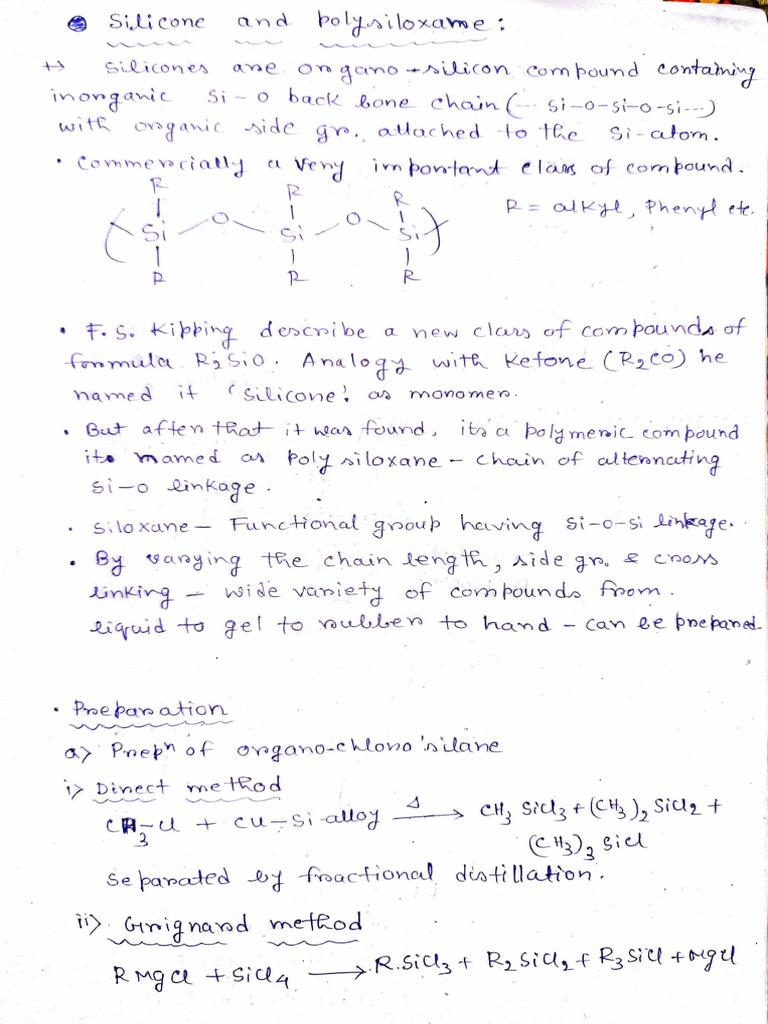 Silicone | PDF | Organic Compounds | Materials