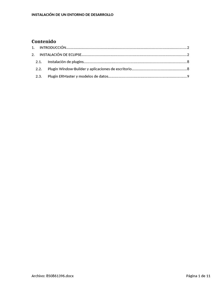2_2_INSTALACIÓN DE UN ENTORNO DE DESARROLLO_V7 (A2-E1) | PDF | Java ...