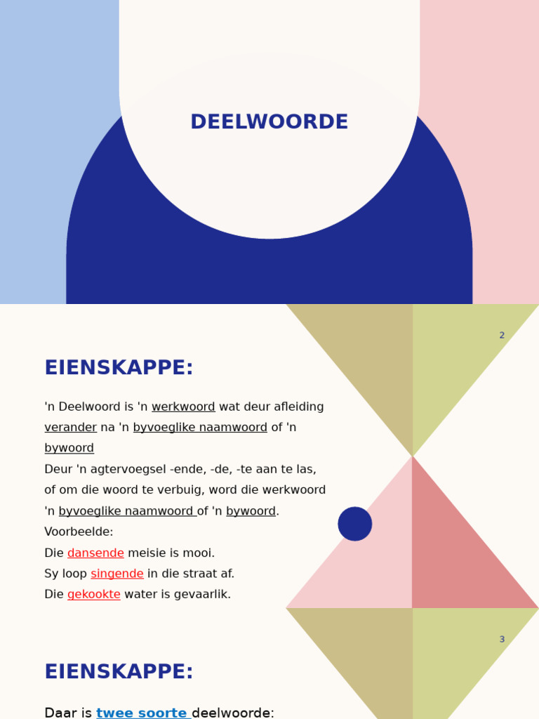 DEELWOORDE Deur Marlisa Bruun | PDF