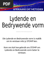 Afrikaans Stompi Word Order | PDF