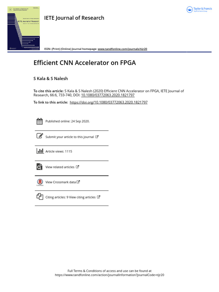 Efficient Cnn Accelerator On Fpga Pdf Field Programmable Gate Array