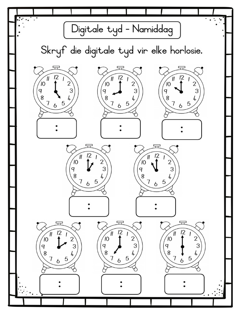 Digitale Tyd 1 | PDF
