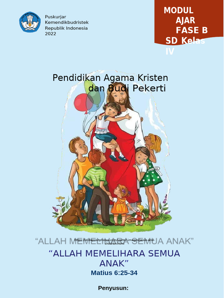 Modul Ajar Pendidikan Agama Kristen Dan Budi Pekerti - Allah Memelihara Semua Anak - Fase B | PDF