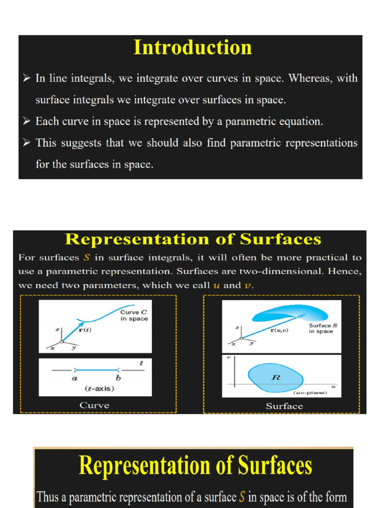 L15 Surfaces and Surface Integrals | PDF