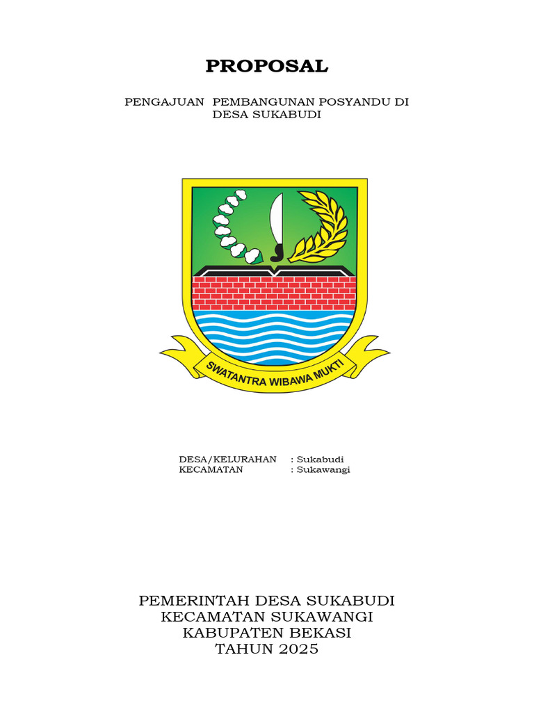 Proposal Posyandu | PDF