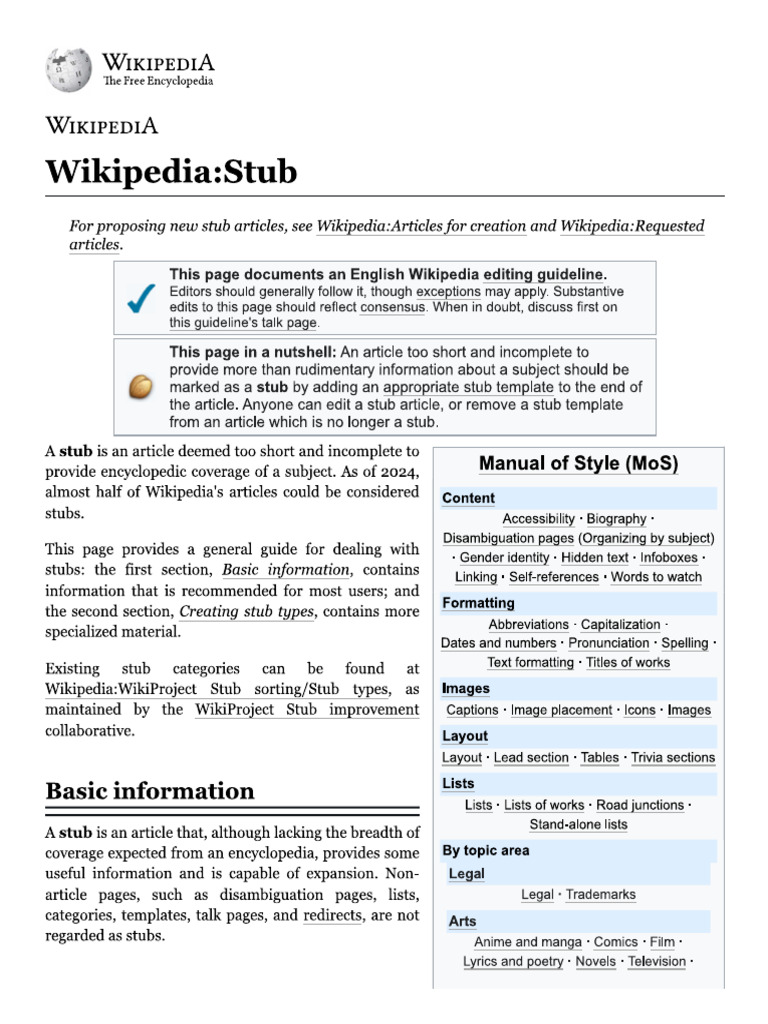 What Is Stub | PDF