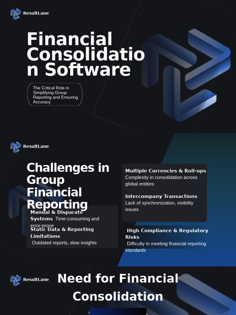 Financial Consolidation Software Solutions | PDF | Information ...