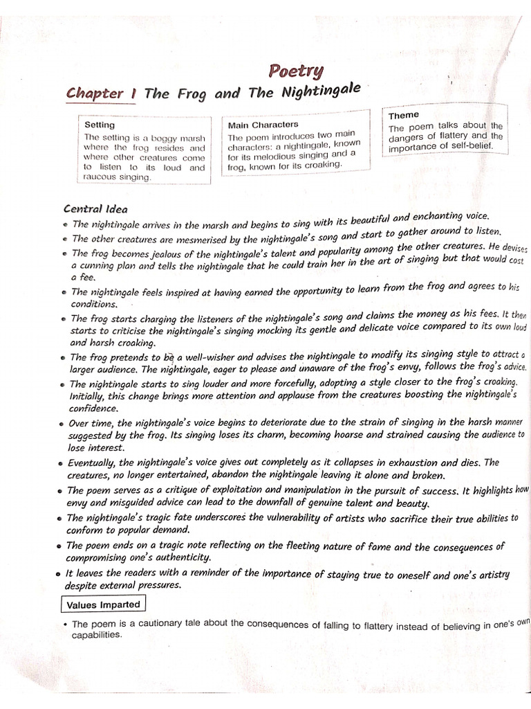 Poetry Revision | PDF