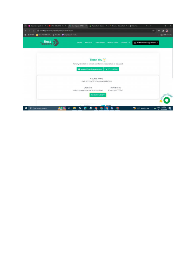 Next Topper Payment | PDF