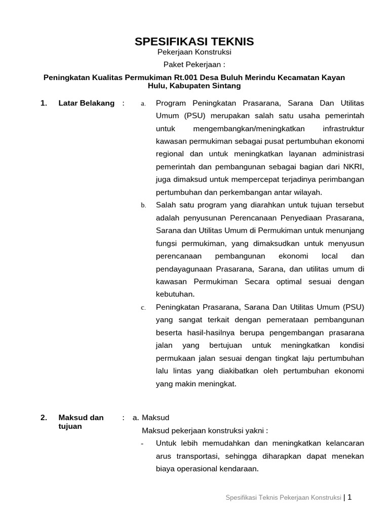 SPEKTEK Jembatan | PDF