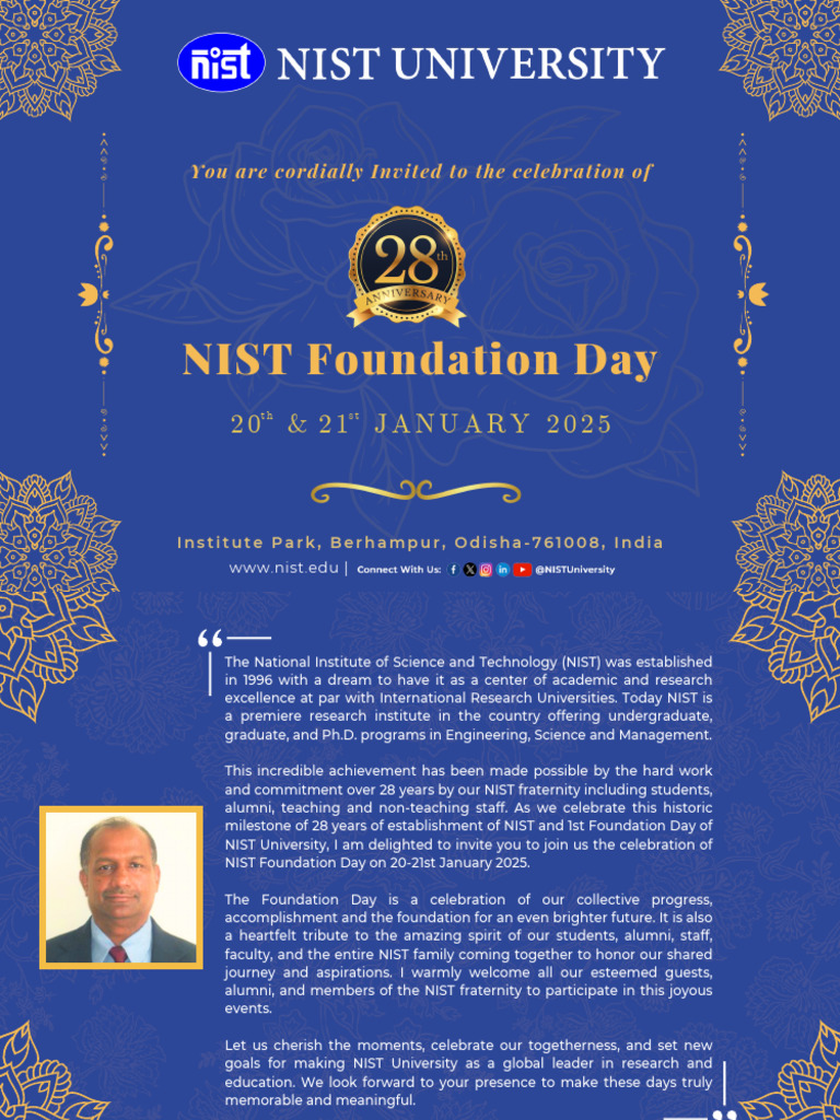 Foundation Day Invitation Card | PDF