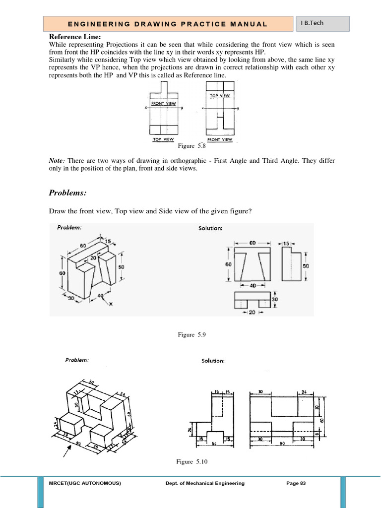 Engineering Drawing Practice Manual | PDF | Design | Computer Graphics