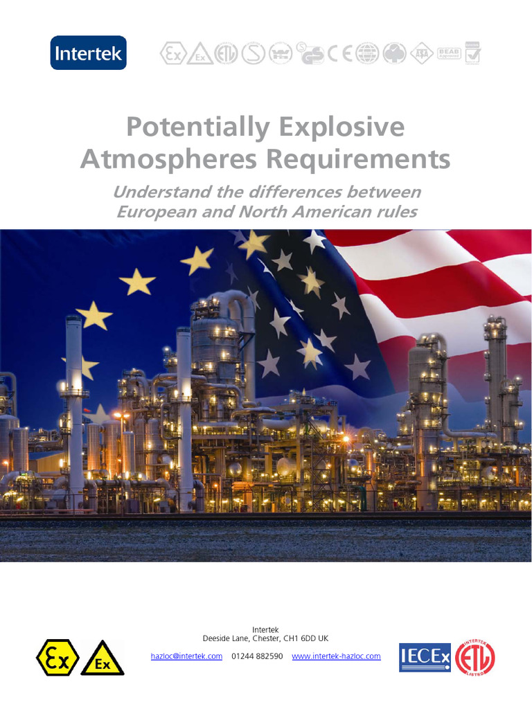 EU vs NA Hazardous Location Standards | PDF | Gases