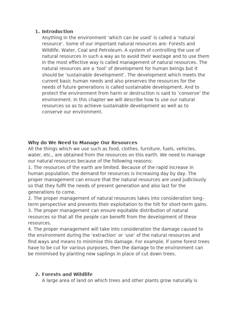 Management of Natural Resources Class 10 | PDF | Dam | River