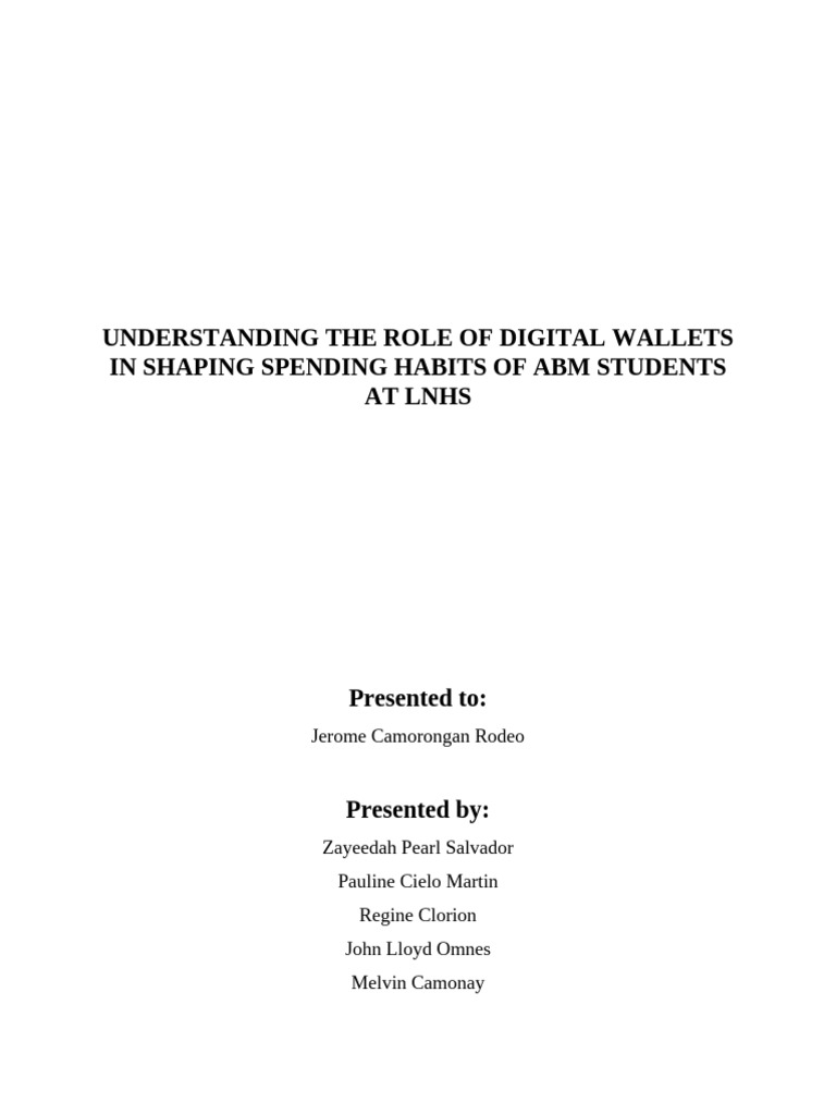 Understanding The Role of Digital Wallets in Shaping Spending Habits of ...