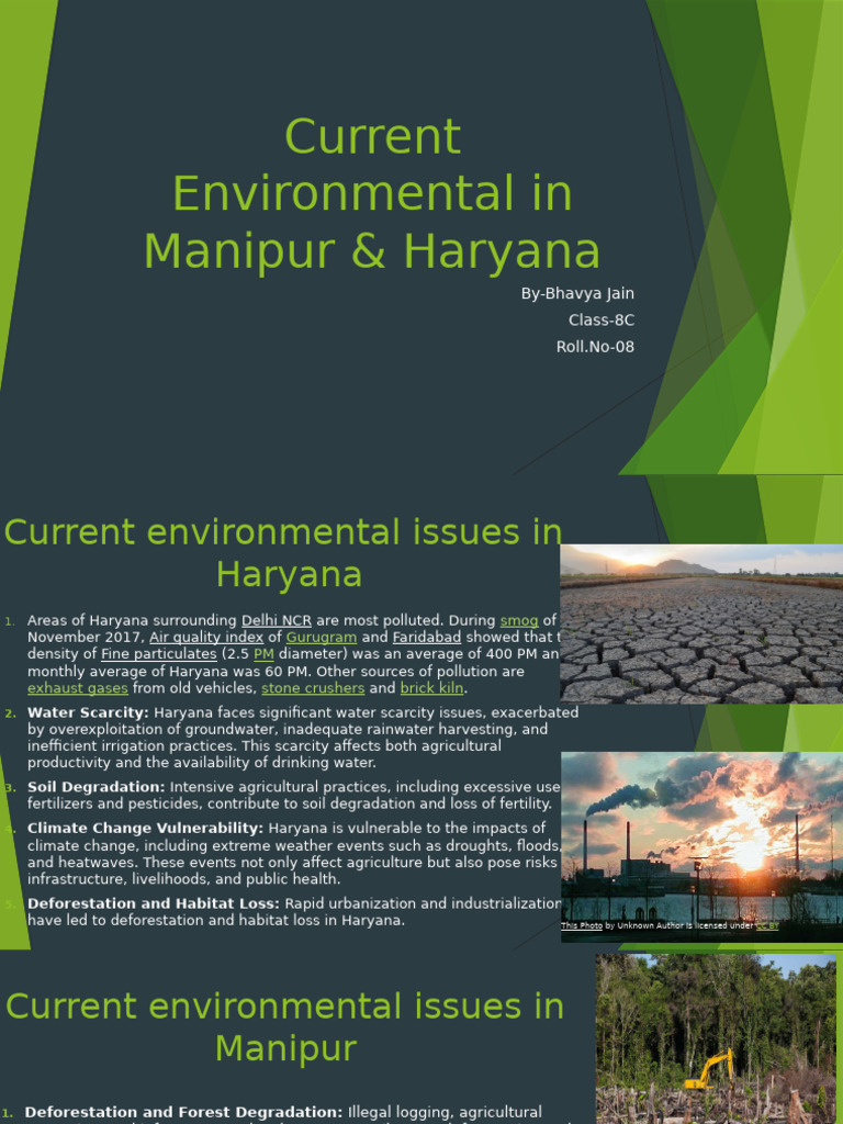 Environmental Issues in Manipur | PDF | Environmental Degradation ...