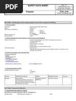 Safety Data Sheet for LPG | PDF | Liquefied Petroleum Gas | Propane