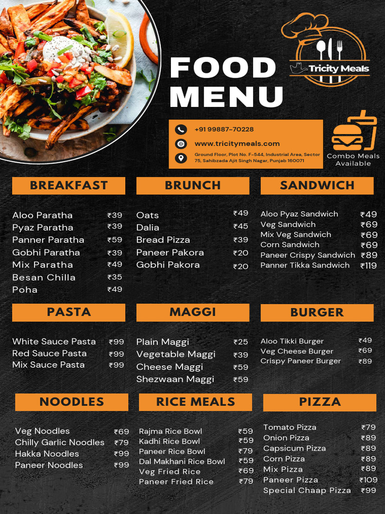 tm_menu | PDF | Hamburgers | Pasta