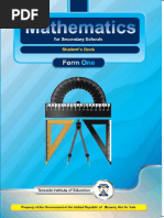 Basic Mathematics Form One Notes 2025 by MR. ELIAMANI CHALIGHA | PDF ...