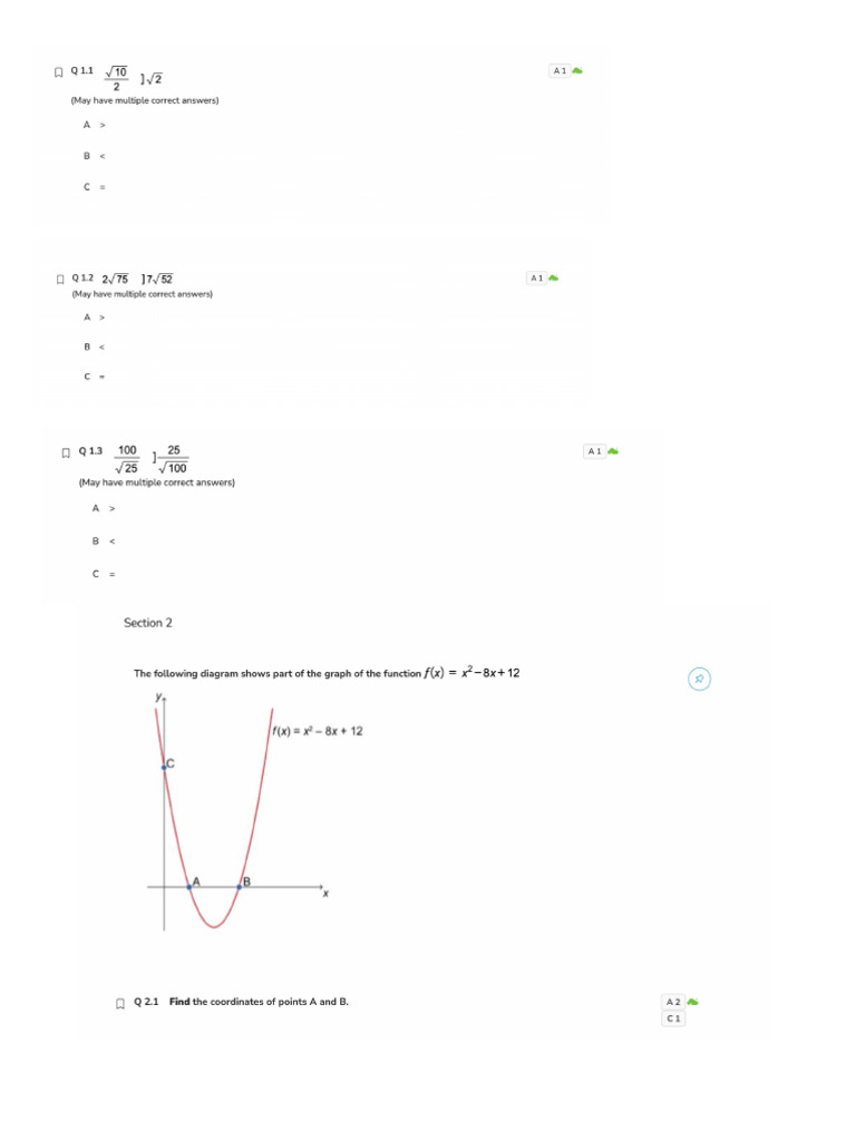 Math Past Paper | PDF