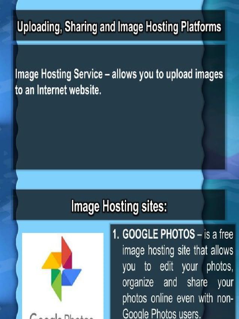 Lesson 12 Uploading Sharing and Image Hosting Platforms | PDF