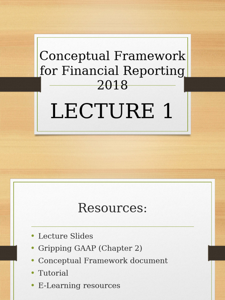 CF Slides - Lect 1 2025 - Class 2 | PDF | Accounting