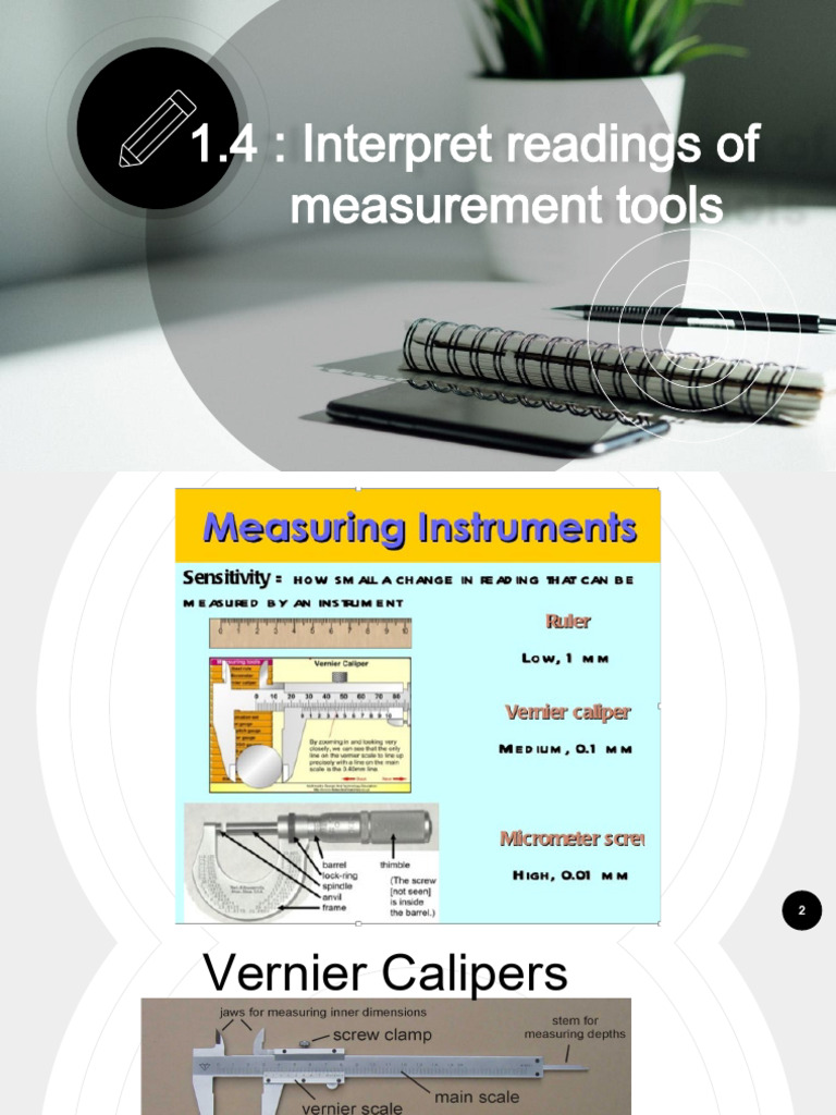BAB 1.4 INTERPRET READINGS OF MEASUREMENT TOOLS (Student) | PDF | Length
