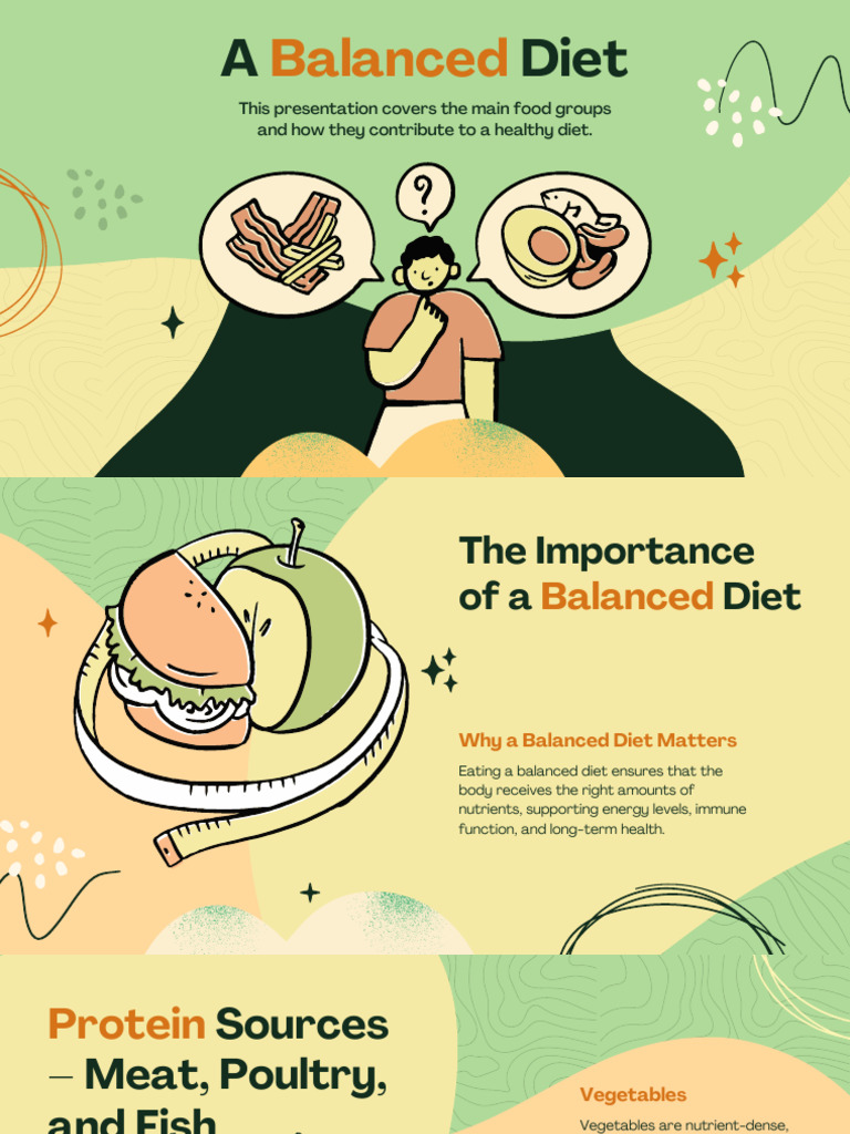 Importance of A Balance Diet PDF | PDF | Healthy Diet | Foods