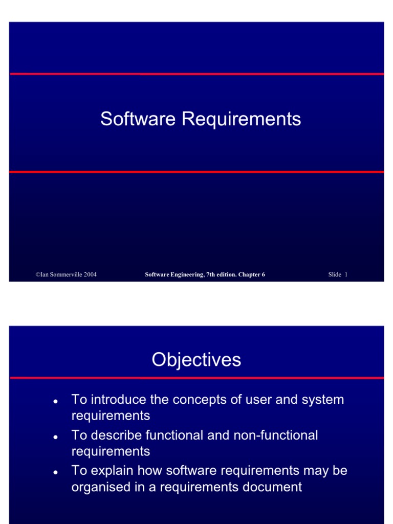 Software Engineering Chapter | PDF | Specification (Technical Standard ...