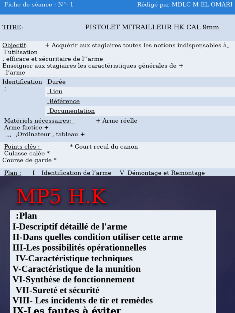 3 MP5 HK | PDF | Munitions | Mitrailleuse