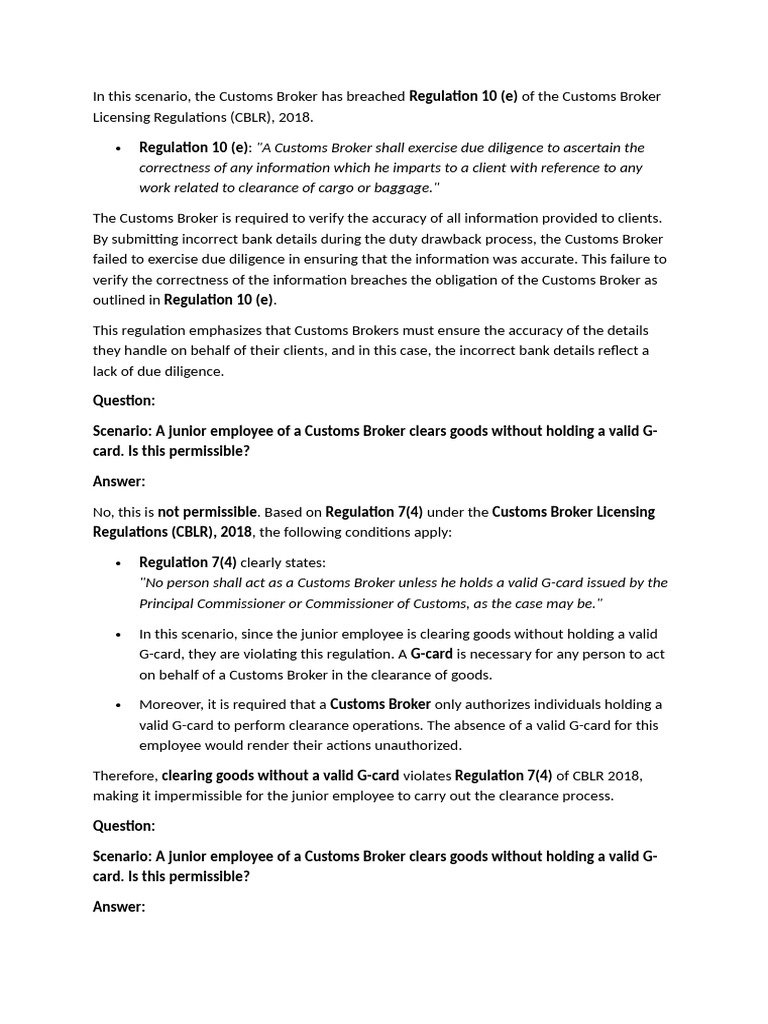 Assignment 0102 R | PDF | Customs | Guarantee