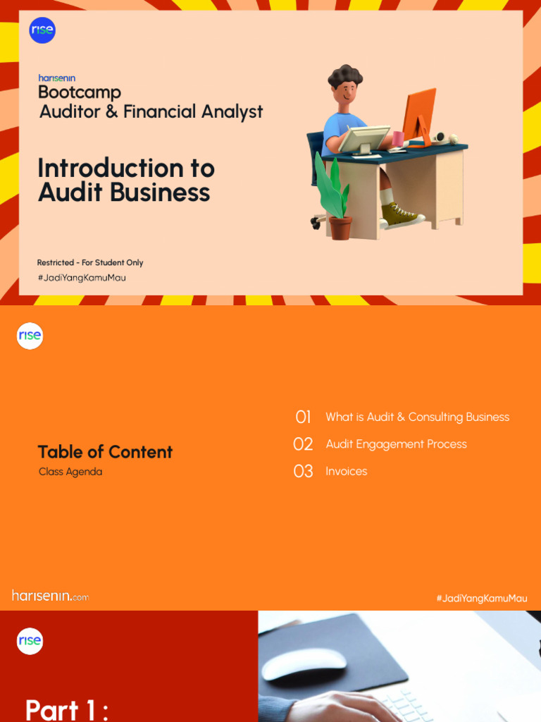 Session 1 - Introduction To Audit Business | PDF | Invoice | Business