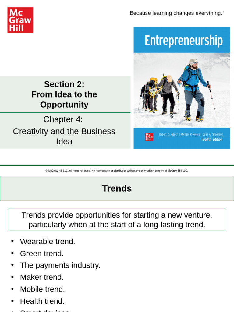 Hisrich Entrepreneurship 12e Ch04 PPT ACCESS | PDF | Brainstorming | Innovation