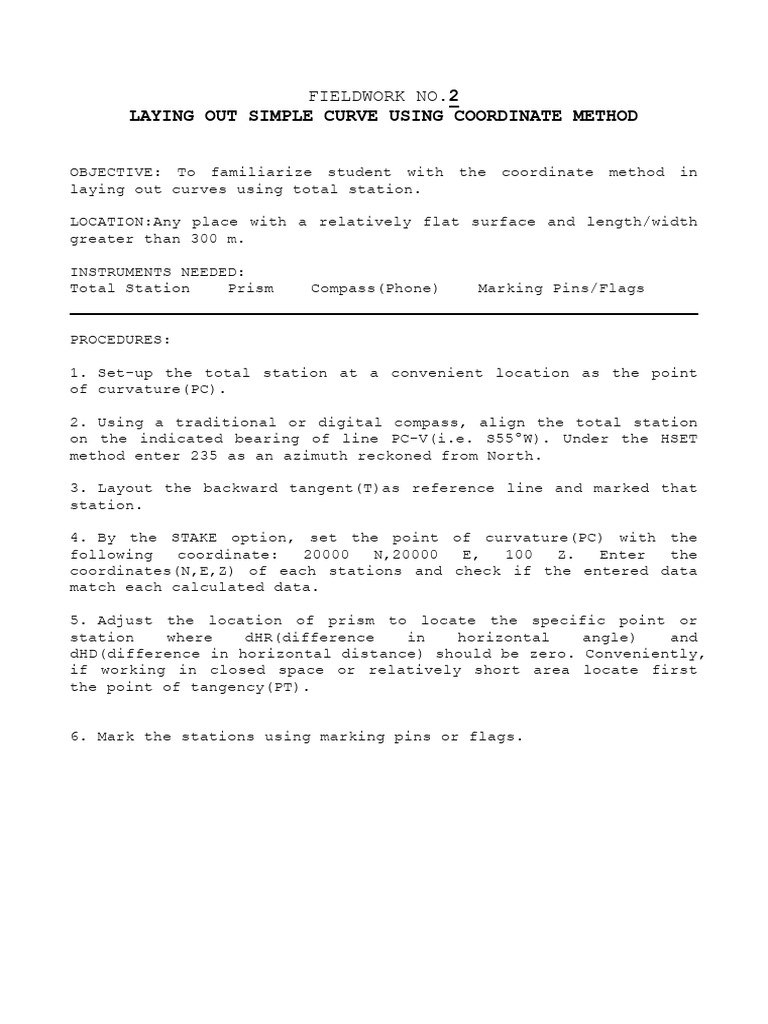 FOS 2 FW2 REPORT | PDF | Tangent | Compass