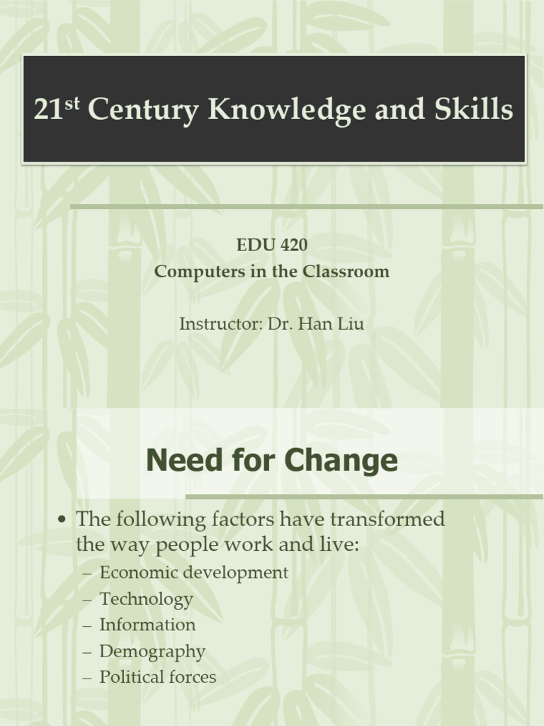 21st Century Skills for Education | PDF