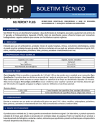 Peroxy 4D - Ficha Técnica | PDF | Desinfetante | Microbiologia