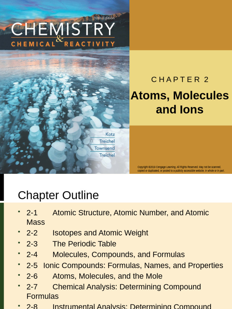 Chapter 2 Power Points 2 | PDF | Mass Spectrometry | Mole (Unit)