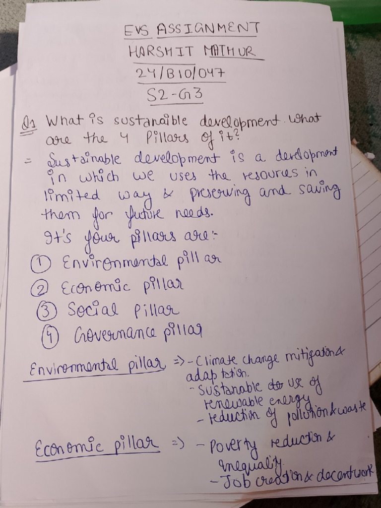 evs assignment | PDF