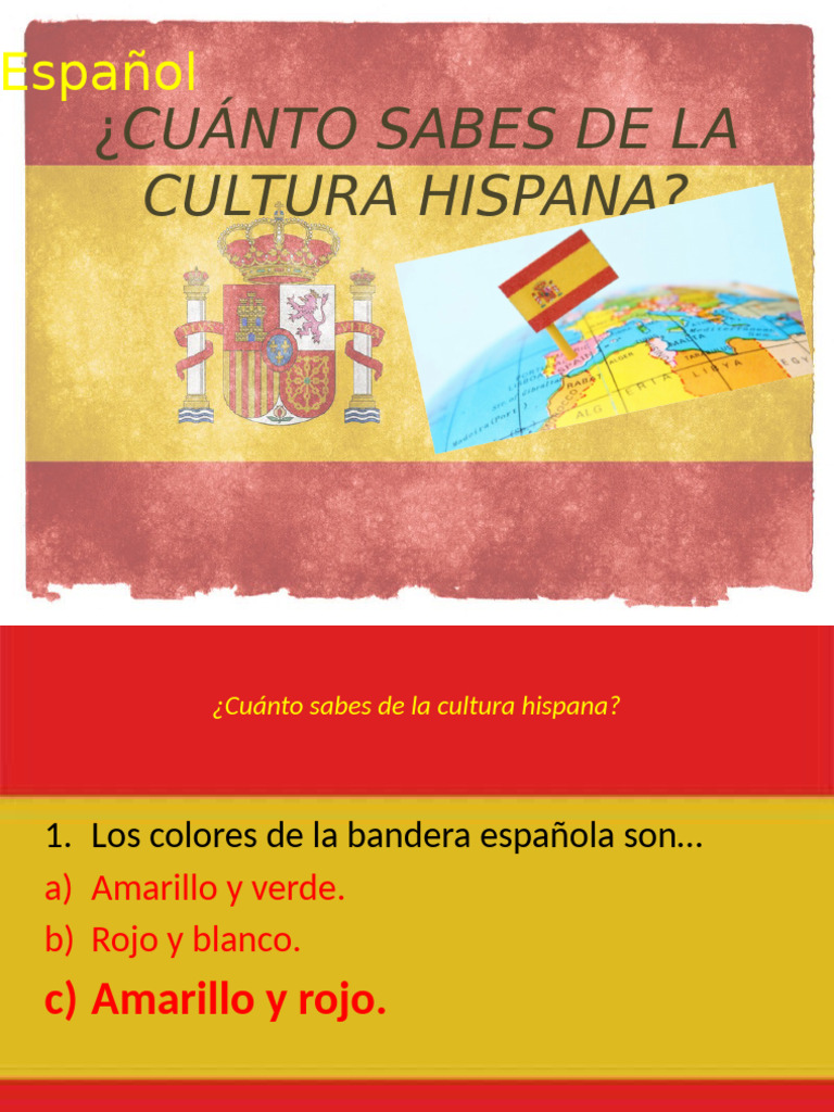 Cuánto Sabes de La Cultura Española - Corrección | PDF | España | Madrid