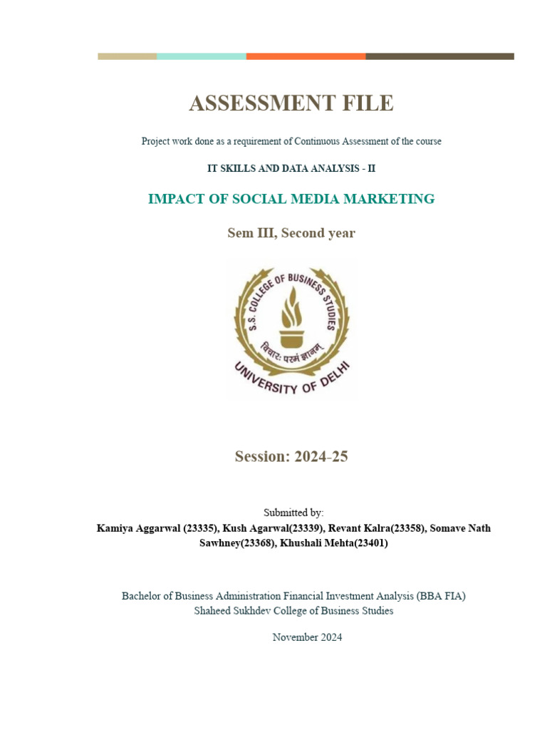 Itsda II Final Draft | PDF | P Value | Statistics