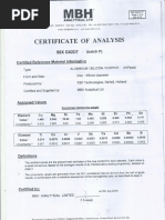 MBH Standard Certificates | PDF