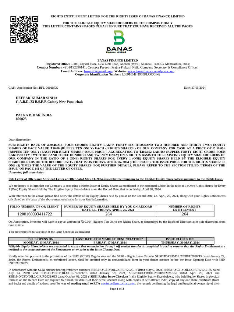 RightsEntitlement 1208160093411722 | PDF | Securities (Finance) | Securities Act Of 1933