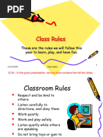Classroom Rules in English | PDF