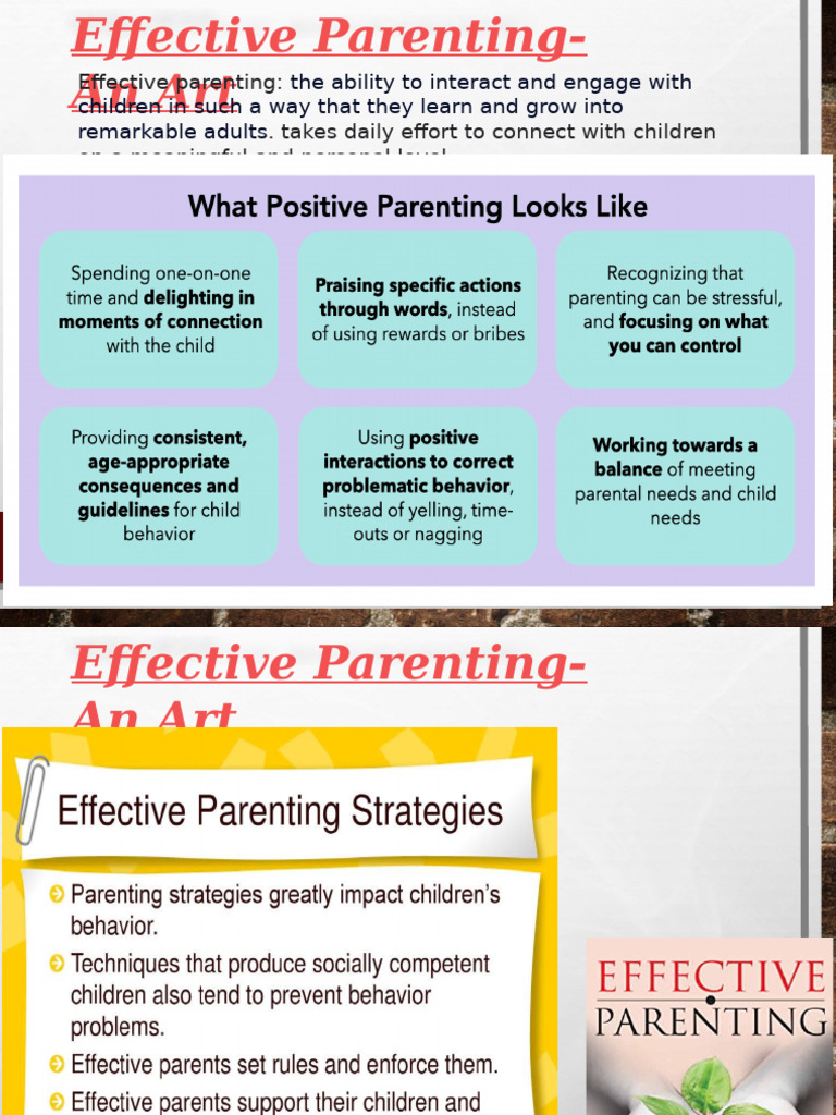 Counselling On Art of Parenting | PDF | Parenting | Human Life Stages
