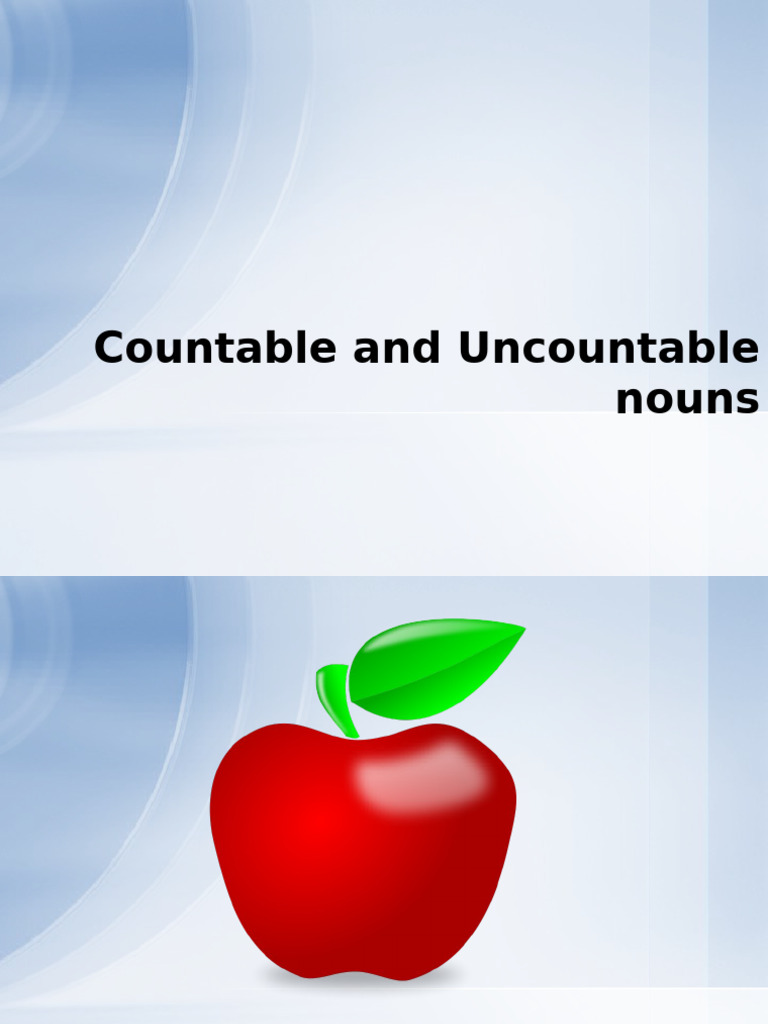Unit 8 - Countable and Uncountable | PDF