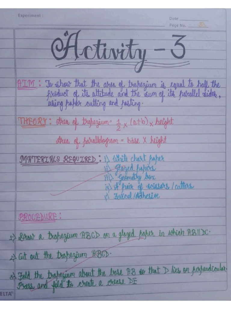 Maths Class 9 Activity 2 PDF | PDF