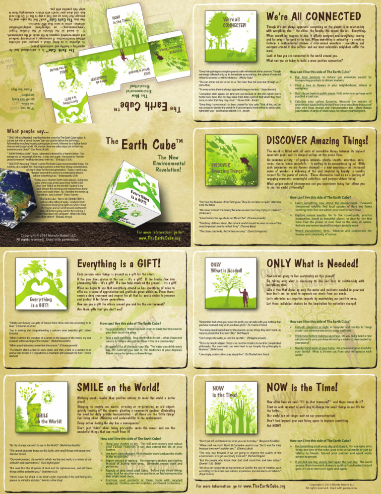 The Earth Cube Brochure Folded | PDF