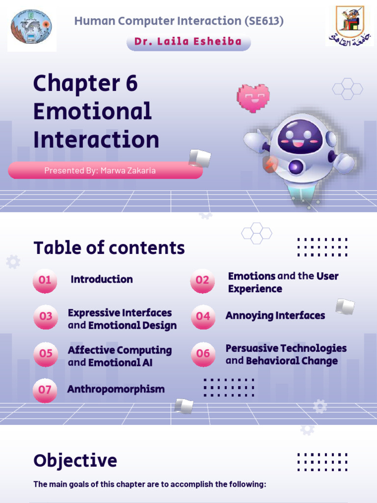 HCI Chapter 6 Emotional Interaction | PDF | Emotions | Experience