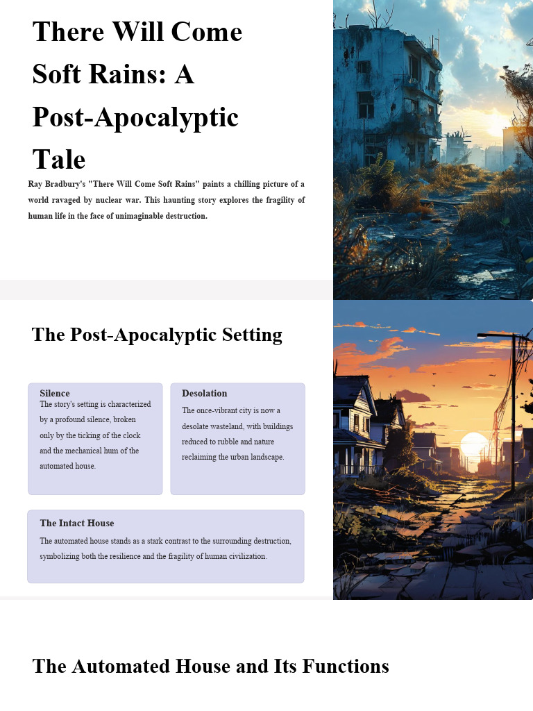 There Will Come Soft Rains A Post Apocalyptic Tale | PDF | Apocalyptic ...